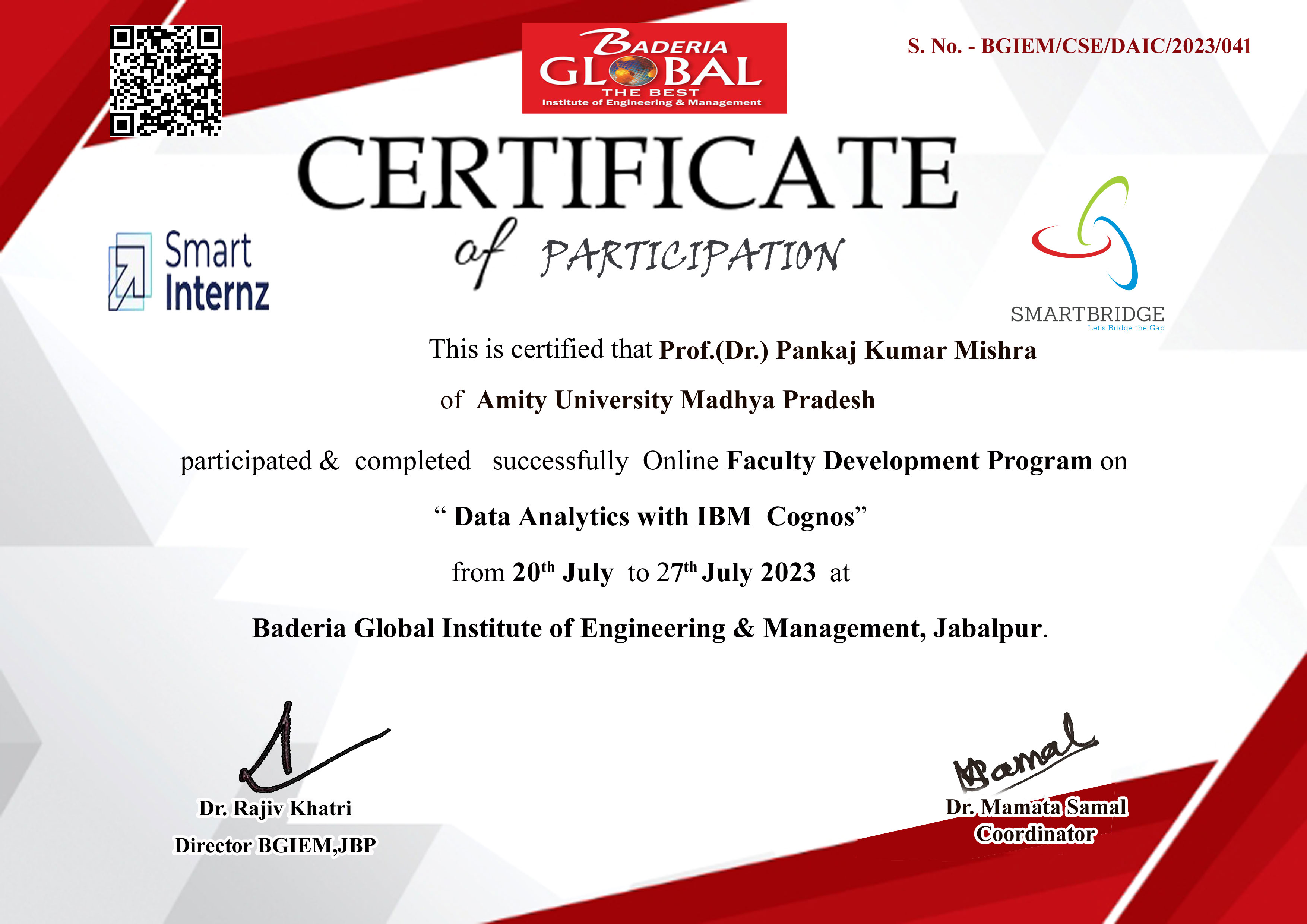 Baderia Global Engineering College in Jabalpur MP